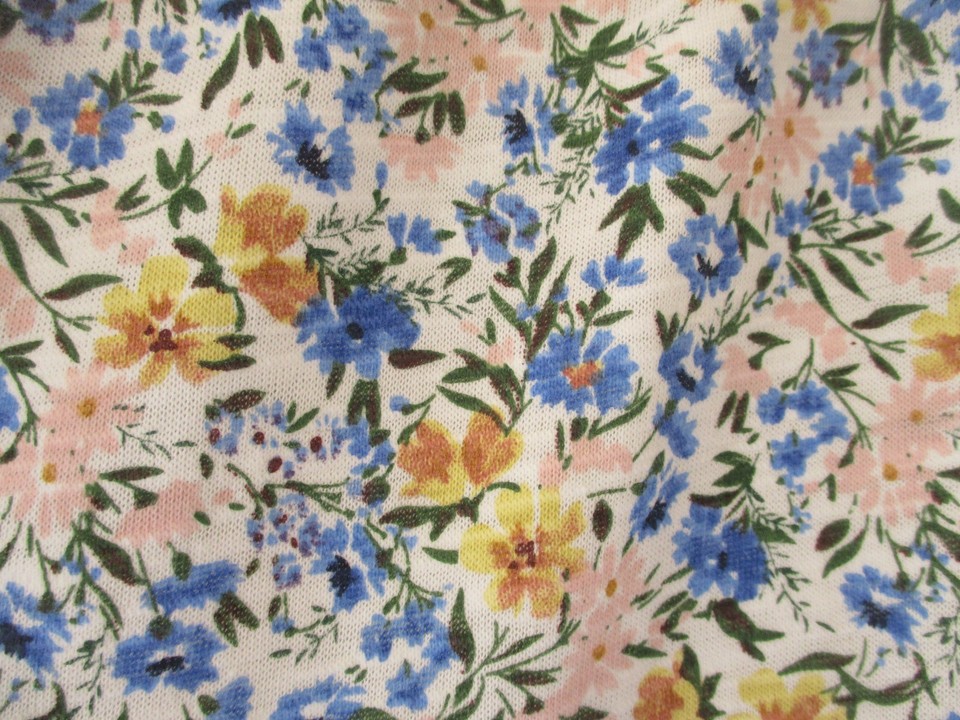 SUZANNE GRAE FLORAL PRINT DRESS COTTON BLEND 2XL PLUS SIZE SHORT ...