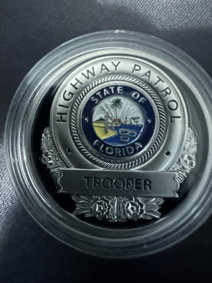 Set Of 2 Florida Highway Patrol Challenge Coins | eBay