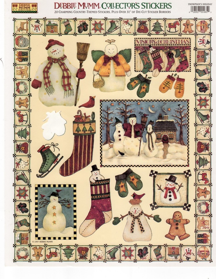 Debbie Mumm Collector's Stickers ~ Choice of 19 Designs ~ Noah's ...
