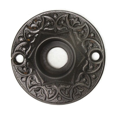 Door Plates & Backplates - Antique Victorian Cast Iron