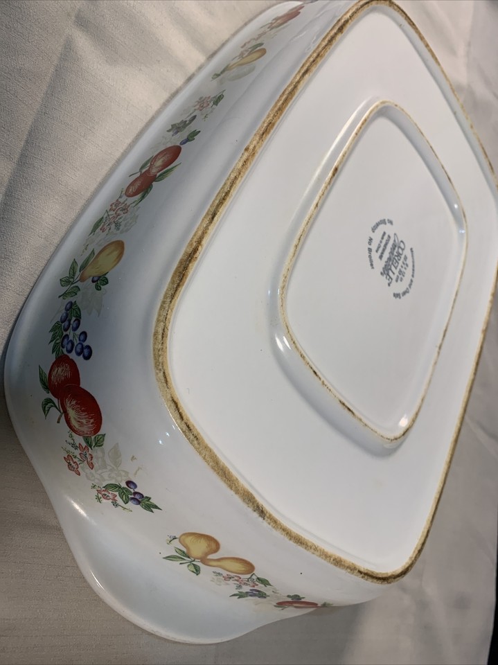 Corelle CHUTNEY 13"x9" Rectangular Roaster Lasagne Pan Casserole Dish ...