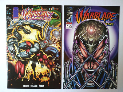 Warblade Endangered Species #1 & 3 Comic Lot of 2, Image 1995 Ripclaw ...