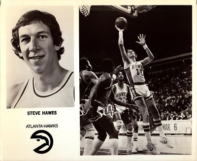 Vintage Press Photo Basketball NBA 1970s/80s Atlanta Hawks Steve Hawes ...