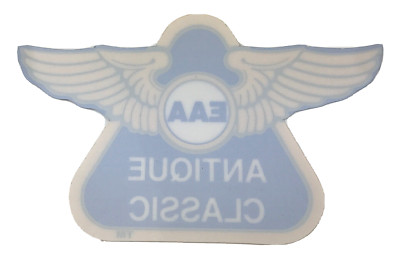 Vtg EAA Antique Classic Sticker Window Decal Airplane Pilot Aviation ...