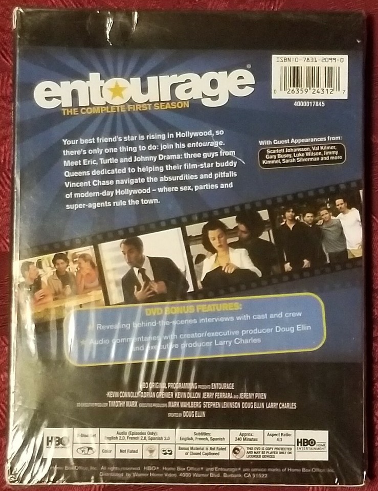 Entourage The Complete First (1) Season DVD 2-Disc Set BRAND NEW ...