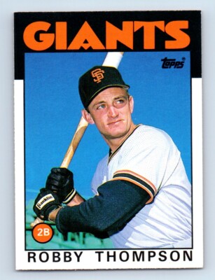 1986 Topps Traded Robby Thompson San Francisco Giants #113T | eBay