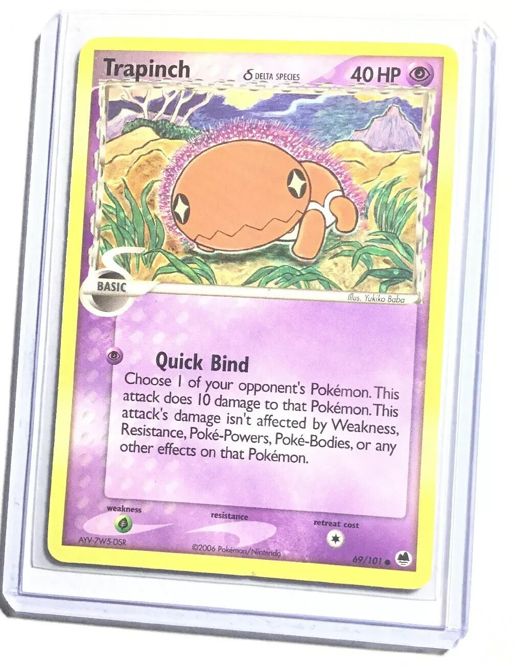 TRAPINCH - 69/101 - EX Dragon Frontiers - Common - Pokemon Card - EXC ...