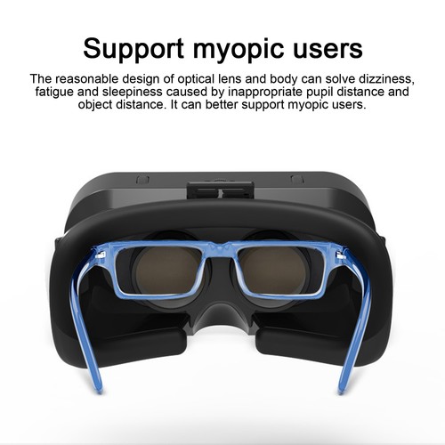 Vr Glasses Adjustable Full Screen Vr Headset Helmet Phone Lenses Skin ...