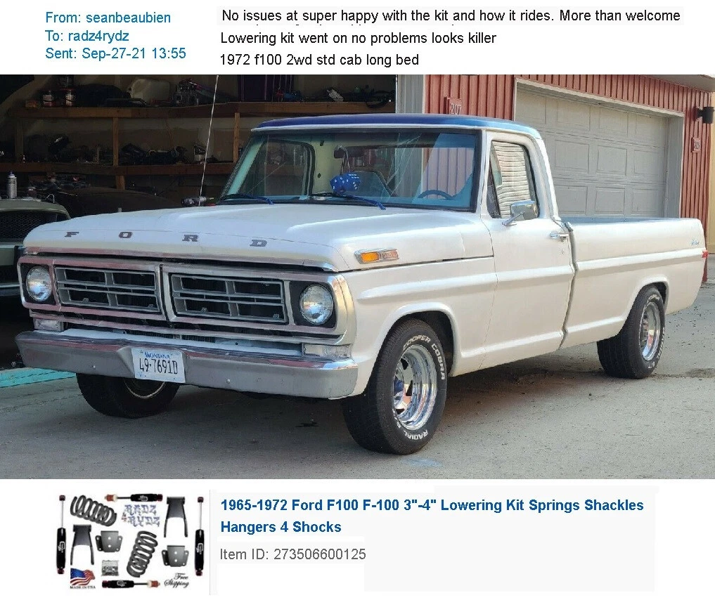1970 Ford F100 Lowered
