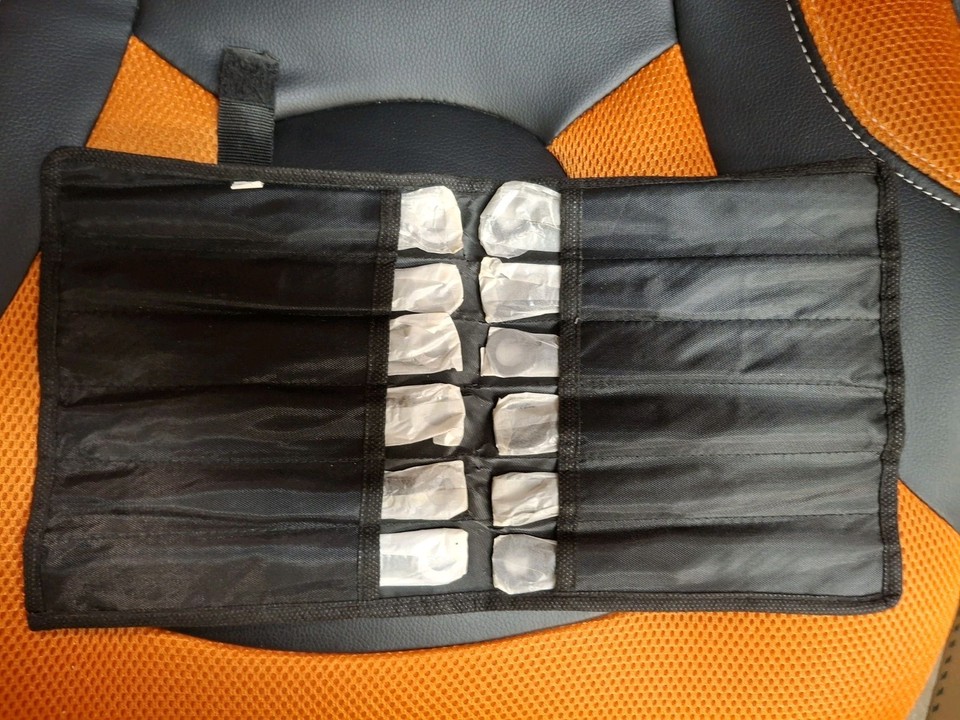 Pakistan 12 Piece Black & Silver 6.375 Fixed Blade Throwing Knives In ...