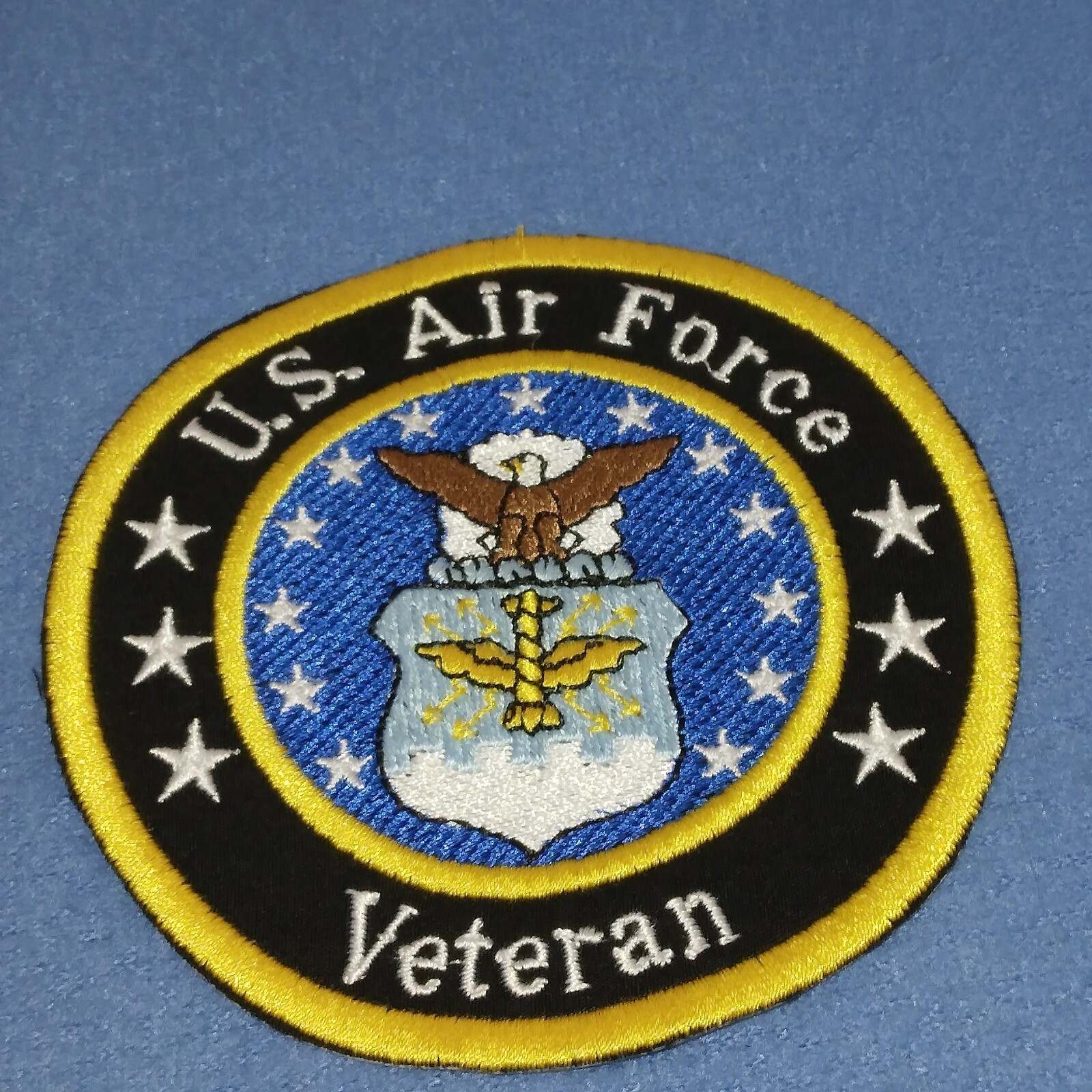 U.S. AIR FORCE VETERAN PATCH - MINT - 4 INCH | eBay