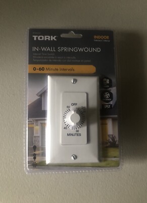 TORK 60 Minutes In-Wall Spring-wound Interval Timer Switch-NEW | eBay