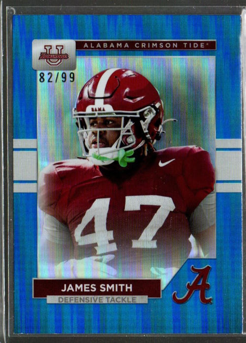 2023 Bowman University Alabama Blue #50 James Smith /99 | eBay