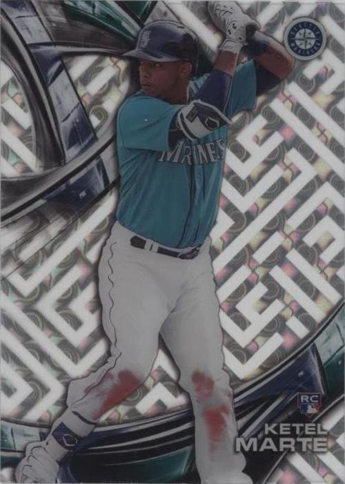 2016 Topps High Tek - Ketel Marte #HT-KMA Pattern 1 Spiral Vortex/Maze ...