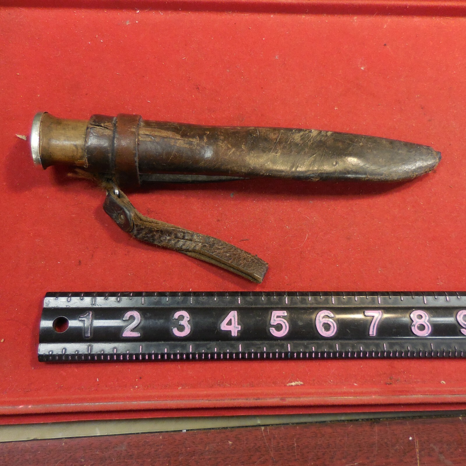 VINTAGE PRIMITIVE HUNTING KNIFE AND SHEATH 9 INCHES | eBay