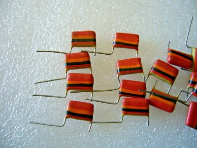 3X Mullard Tropical Fish Capacitor .022uf 250V C280 Guitar tone ...