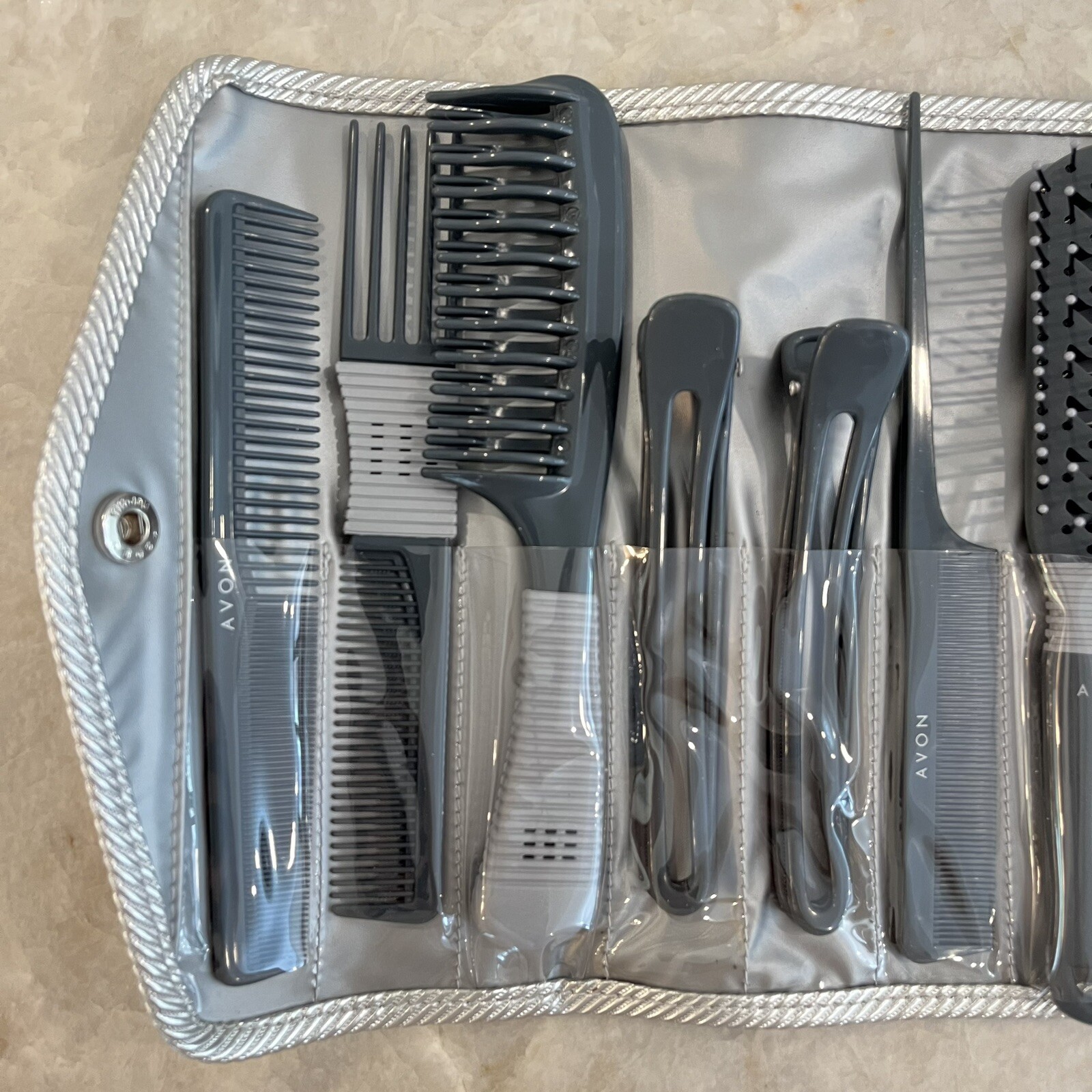 Rare Avon Techniques Styling Tool Kit Tri-Nutriv Formula 1998 -NEW- 8 ...