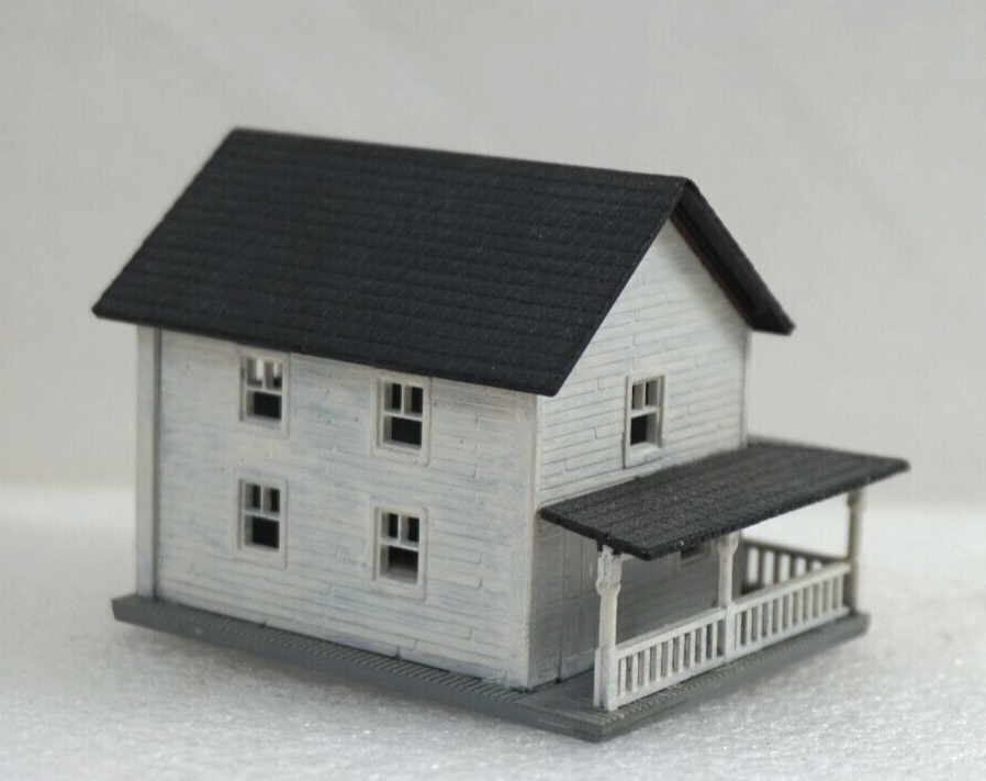 Life-Like & Model Power (2) FARM HOUSES N Scale Buildings - 1513 & 7432 ...