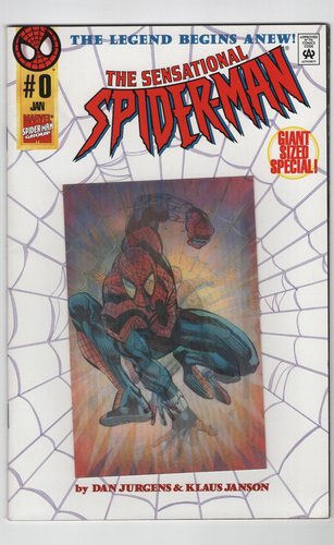 Sensational Spiderman #0 Holograph 1 Marvel Comic 1996 1st App Ben ...