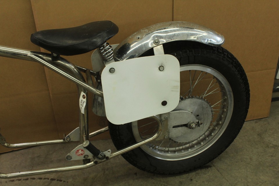 VINTAGE ORIGINAL SONIC WELD RIDGID FLAT TRACK FRAME w/ 40 SPOKE WHEELS ...