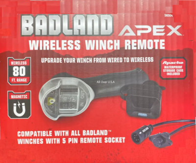 Badland APEX Winch Wireless Remote Control, Compatible With 5 Pin ...
