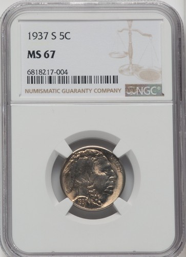 1937-S Buffalo Nickel Type 2 5C NGC MS67 | eBay