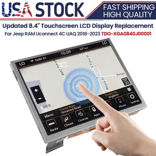 TDO-XGA084 8.4" Uconnect 4C UAQ LCD MONITOR US For 2018-2022 Jeep Grand ...