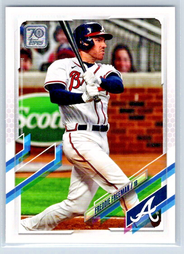 2021 Topps Baseball - Freddie Freeman - Atlanta Braves - Checklist ...