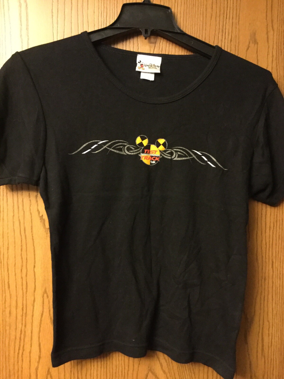 Epcot Test Track. Black Disney Shirt. XL. - Gem