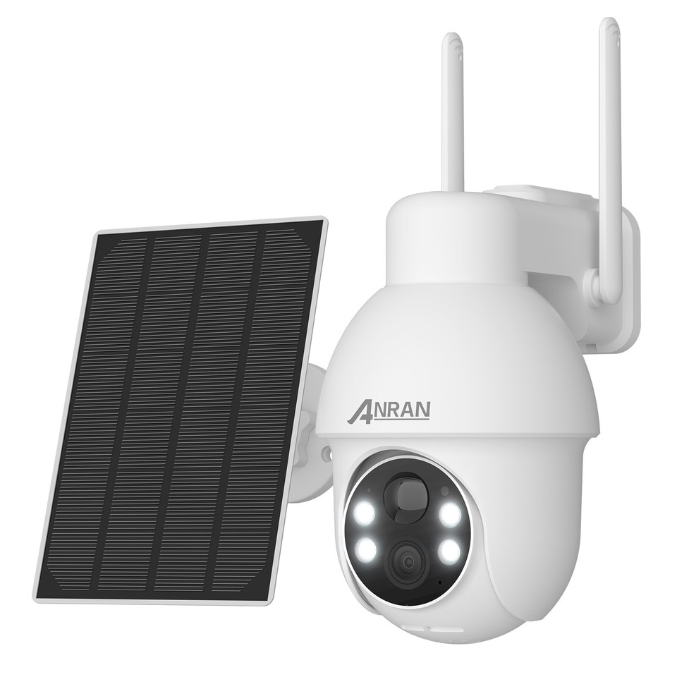 ANRAN Solar Battery Powered Security Camera System Wireless Wifi IP ...