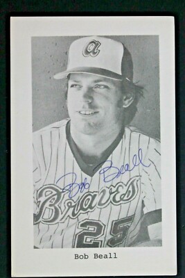 Bob Beall Atlanta Braves Signed Autograph 3x5 Photo | eBay