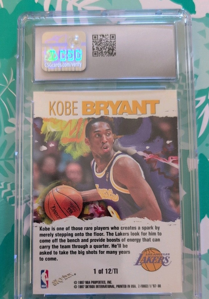 1997-98 Z-Force Total Impact Kobe Bryant CSG 9 | eBay