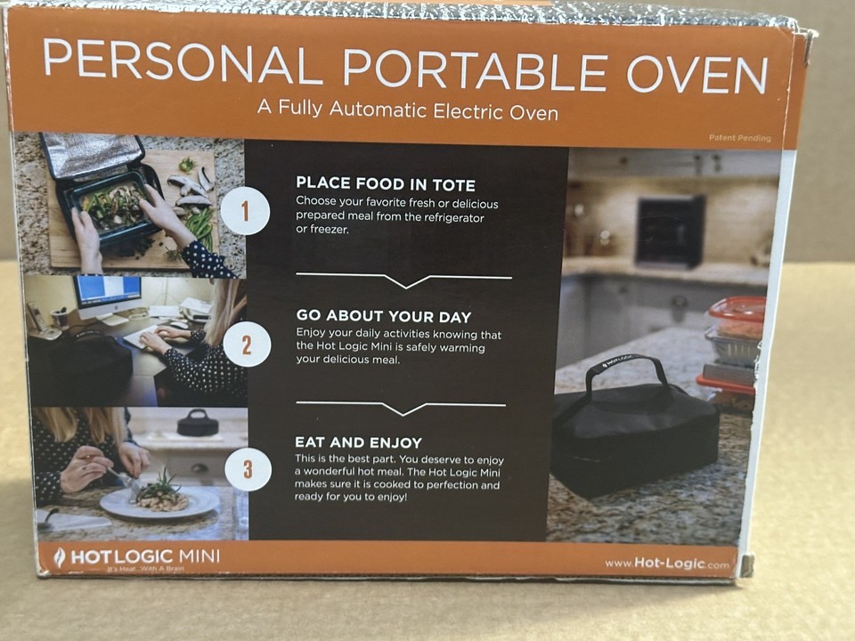 Hot Logic Mini Personal Portable Oven Blue Never Used! 856941003033| eBay