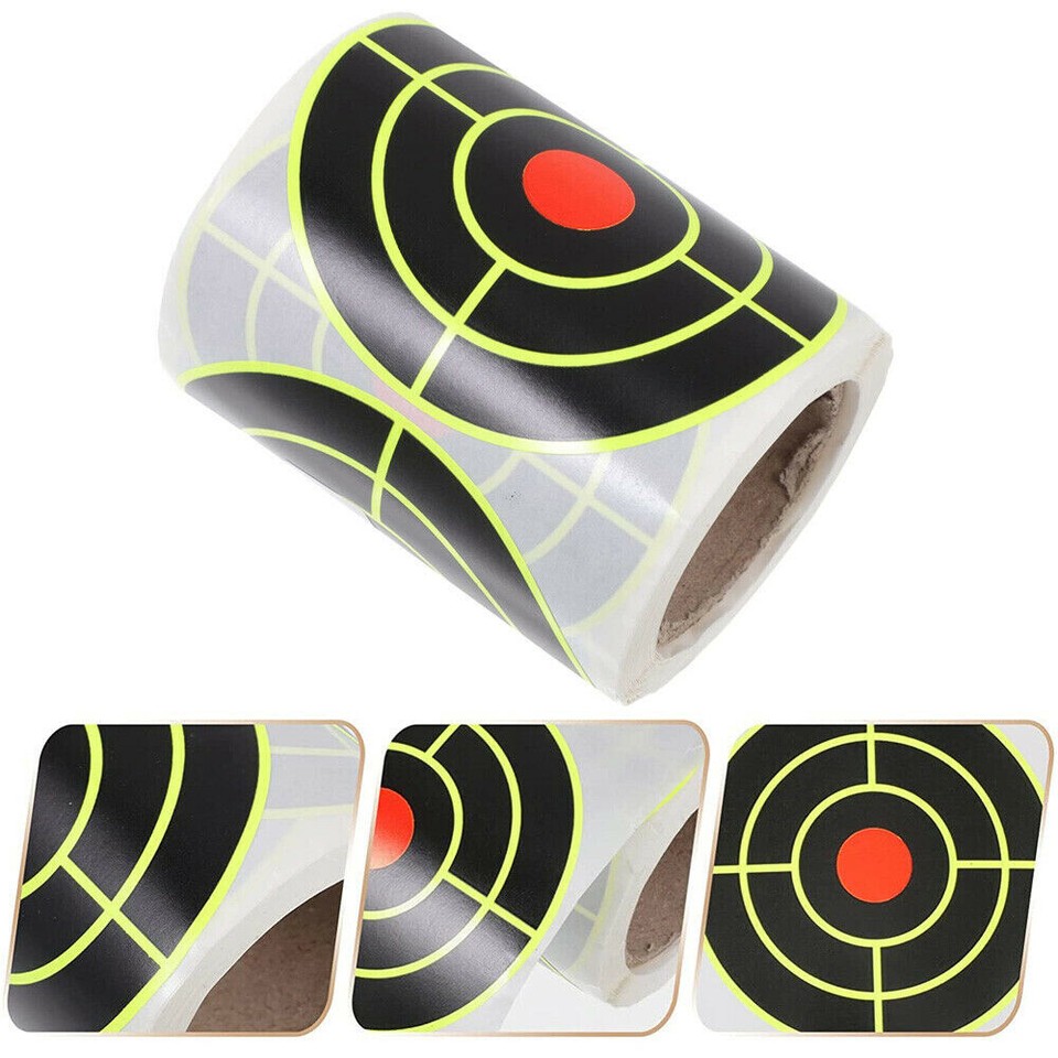 Splatter Target Stickers 3inch Self-Adhesive Reactive Targets Paper for ...