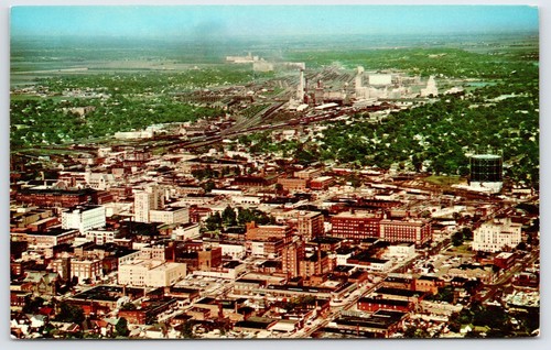 Postcard Aerial View Of Decatur, Founded In 1829, Illinois Unposted | eBay