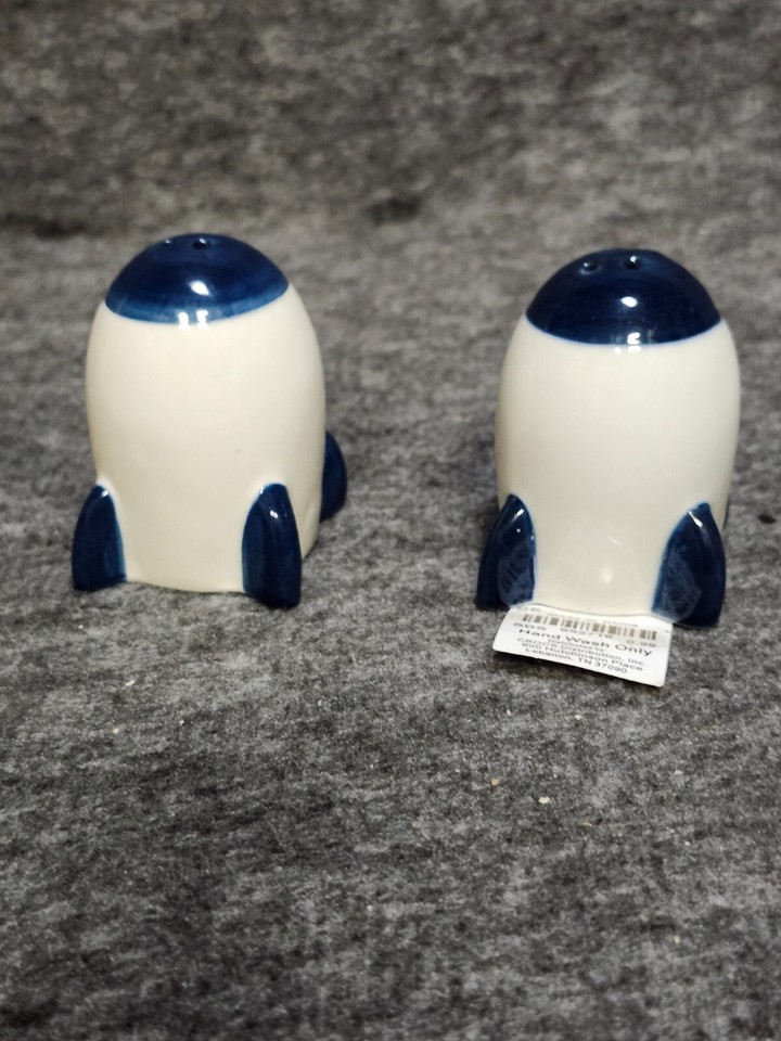 Cracker Barrel Salt and Pepper Shakers ~ Rocket Ships Spaceships ~ NWT ...