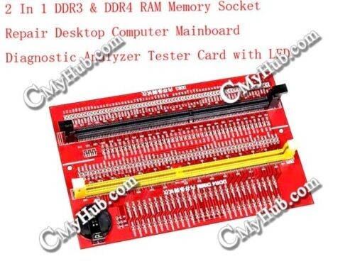 New Desktop Mainboard DDR3 DDR4 RAM Memory Diagnostic Analyzer Tester ...