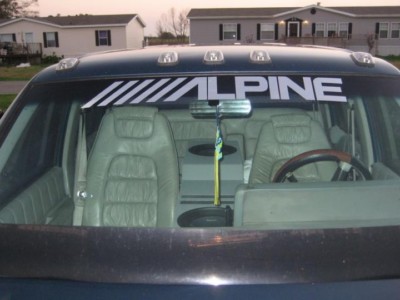 3x compatible Alpine Stereo Audio Deck Vinyl Die Cut Car Truck Window ...