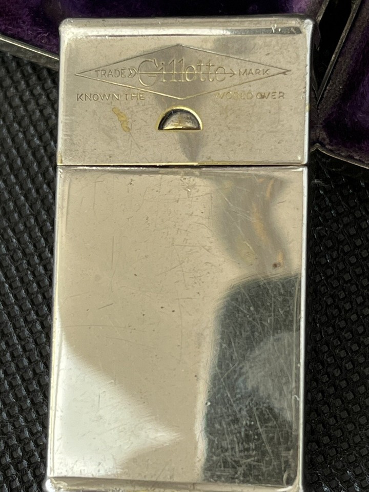 Vintage 1909 #500 ABC Set Gillette Pocket Edition Razor Set w/ Case Ser ...