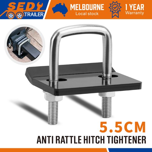Anti-Rattle Stabilizer Hitch Tightener Bracket Tongue Tow Bar Caravan ...