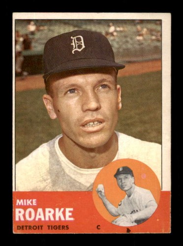 1963 Topps #224 Mike Roarke VG/VGEX Tigers 556122 | eBay