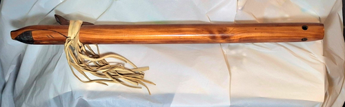 Native American Indian Cedar Wood Flute F# Terry Frazier Beautiful Tone ...