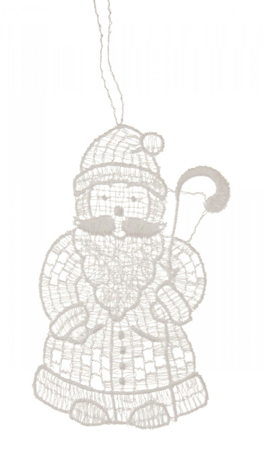 Décoration D'Arbre Père Noël Plauen Dentelle Bxhxt 9x9x0, 1cm Neuf Noël ...