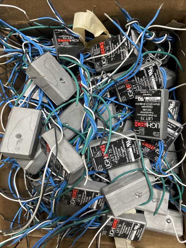 LIGHTECH LET 75 ELECTRONIC TRANSFORMER 120v DIMMABLE | eBay