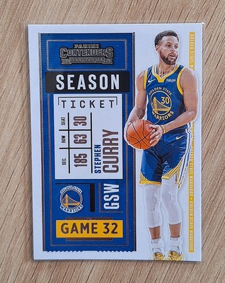 Stephen Curry 2020-21 Panini Contenders Season Ticket Card #20 ...