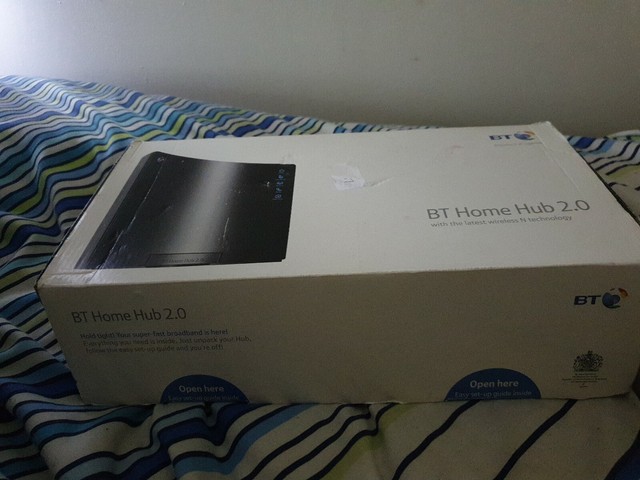 BT Home Hub 2.0 Type B Black Wireless N Rooter 248mbps Item Code 044024 ...