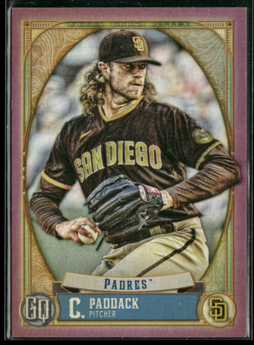 Chris Paddack 2021 Topps Gypsy Queen Mauve /75 #213 San Diego Padres | eBay