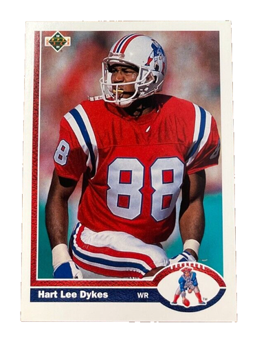 1991 UPPER DECK CARD # 433 Hart Lee Dykes - New England Patriots | eBay