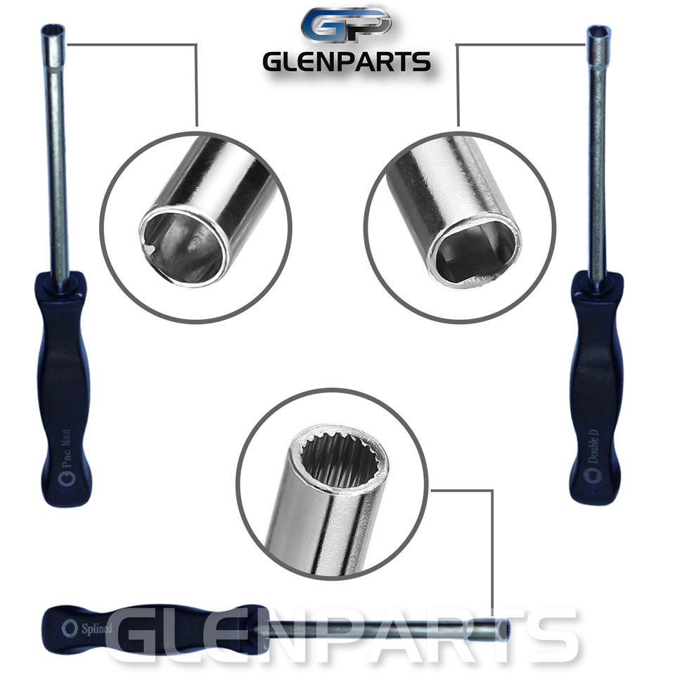 Carburetor Adjusting Service Tool Set Splined Pacman Double D 3 pcs ...