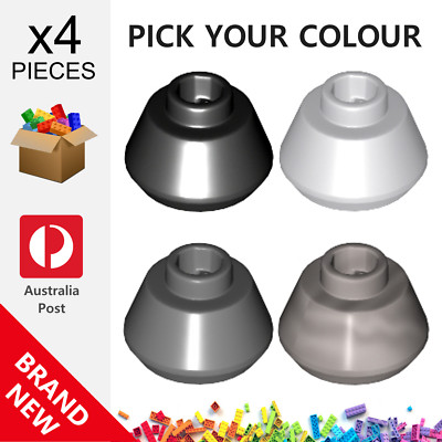 4x Genuine LEGO™ - Cone 1 1/2 x 1 1/2 x 2/3 Truncated - 33492 100788 ...